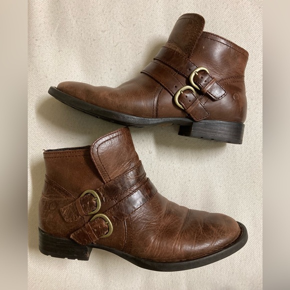 Born | Shoes | Born Leather Moto Booties 6 | Poshmark
